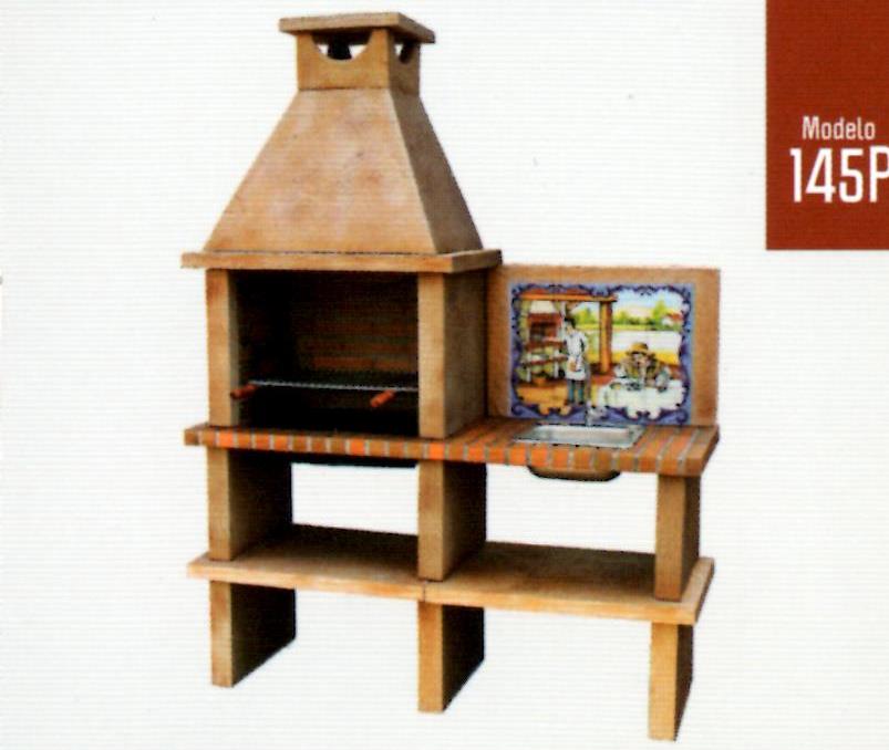 Rústicas : Churrasqueira Rústica 145P